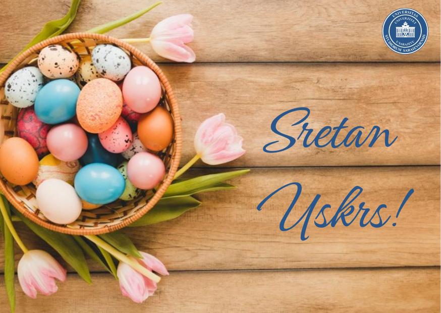 Sretan Uskrs! | Univerzitet u Sarajevu